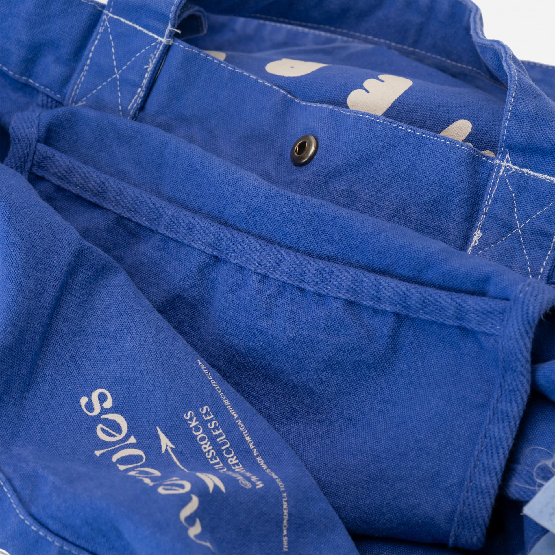 Canvas tote Smiley azul | Canvas Tote | Mercules