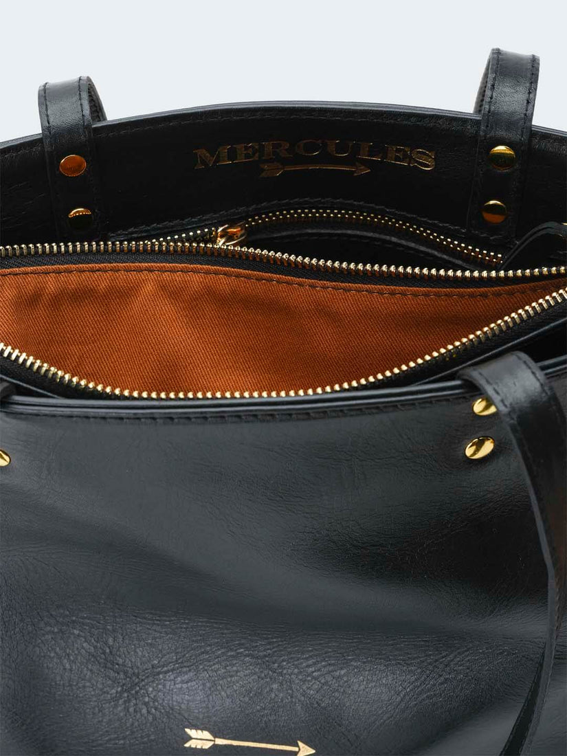 Robin Large Negro | Bolso de piel | Mercules