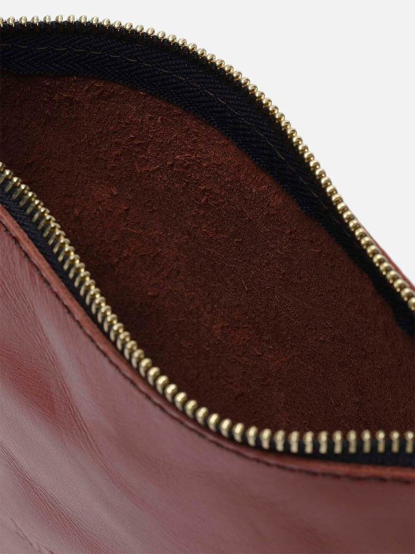 Zipper Teja | Bolso pequeño de piel | Mercules